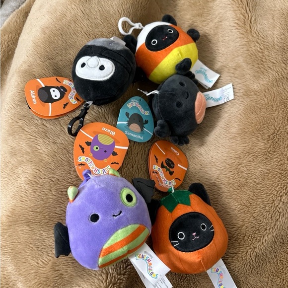 Squishmallows | Toys | Halloween Squishmallow Clips Bundle Aldron Emily ...